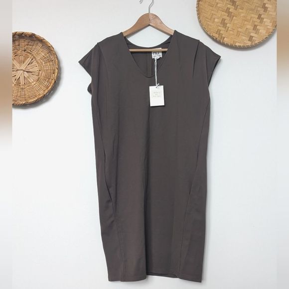 Nu Collective | Dresses | Nu Delanograytan Dress L | Poshmark